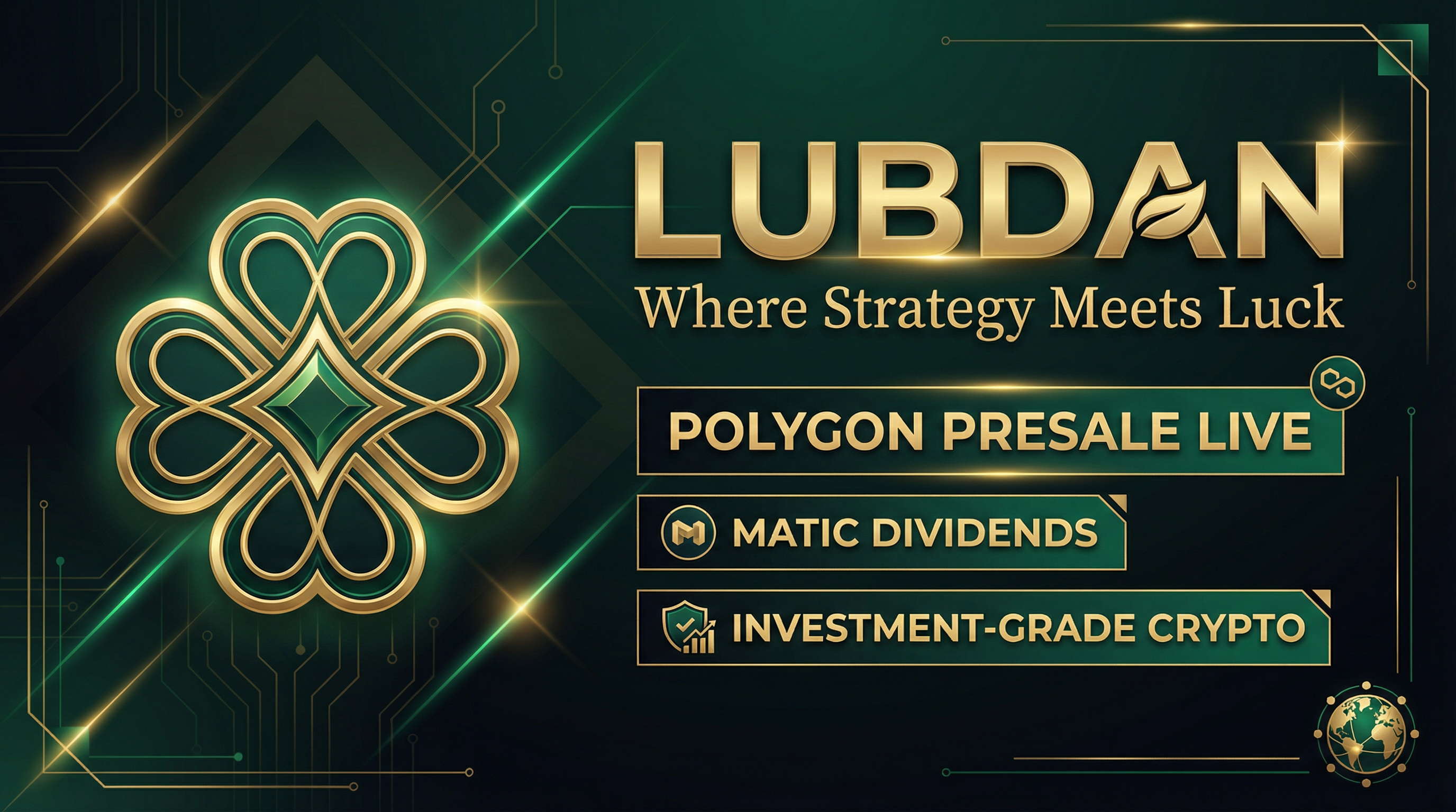 Lubdan (LBD) Token Presale | Earn Real MATIC Dividends on Polygon
